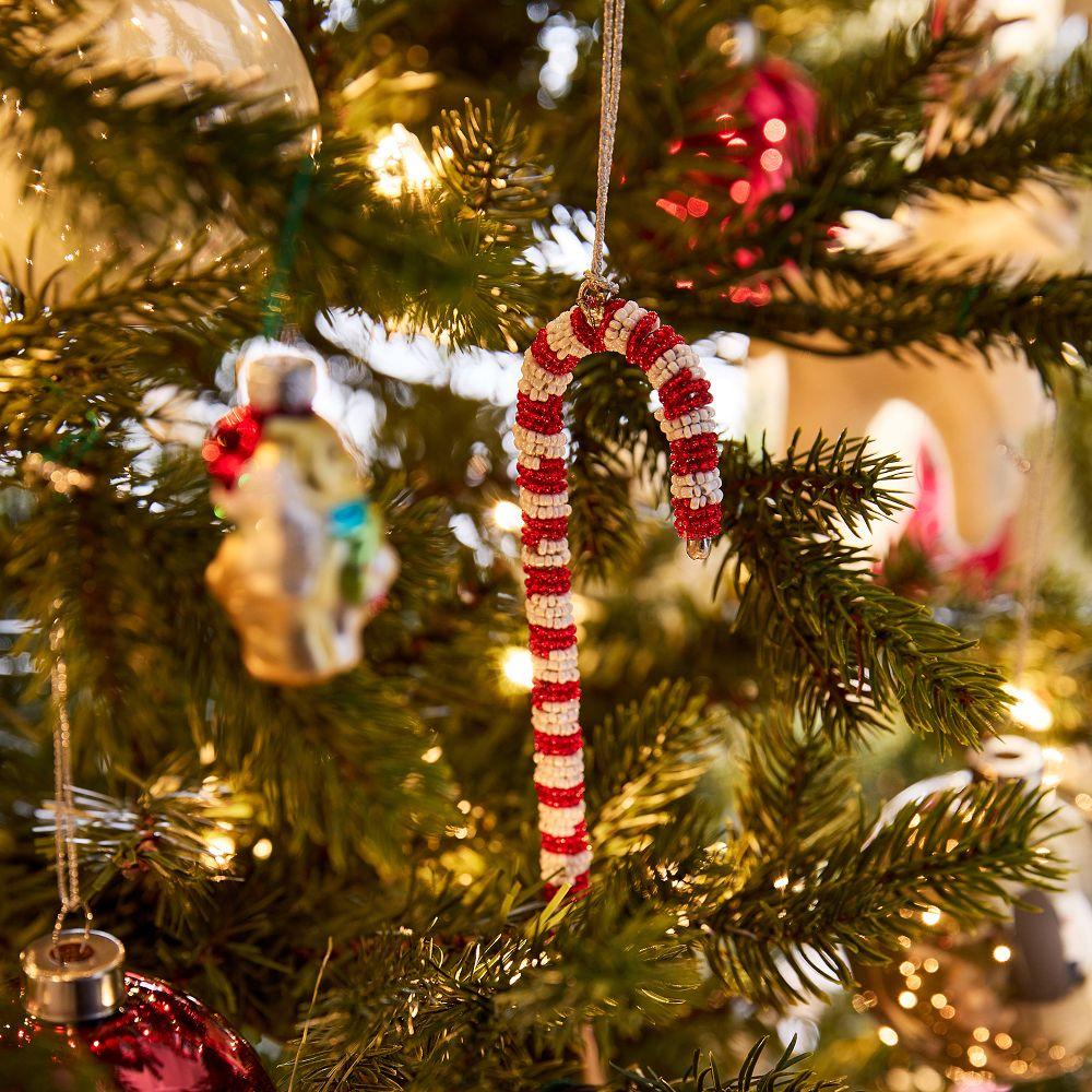 Beaded candy cane ornaments store